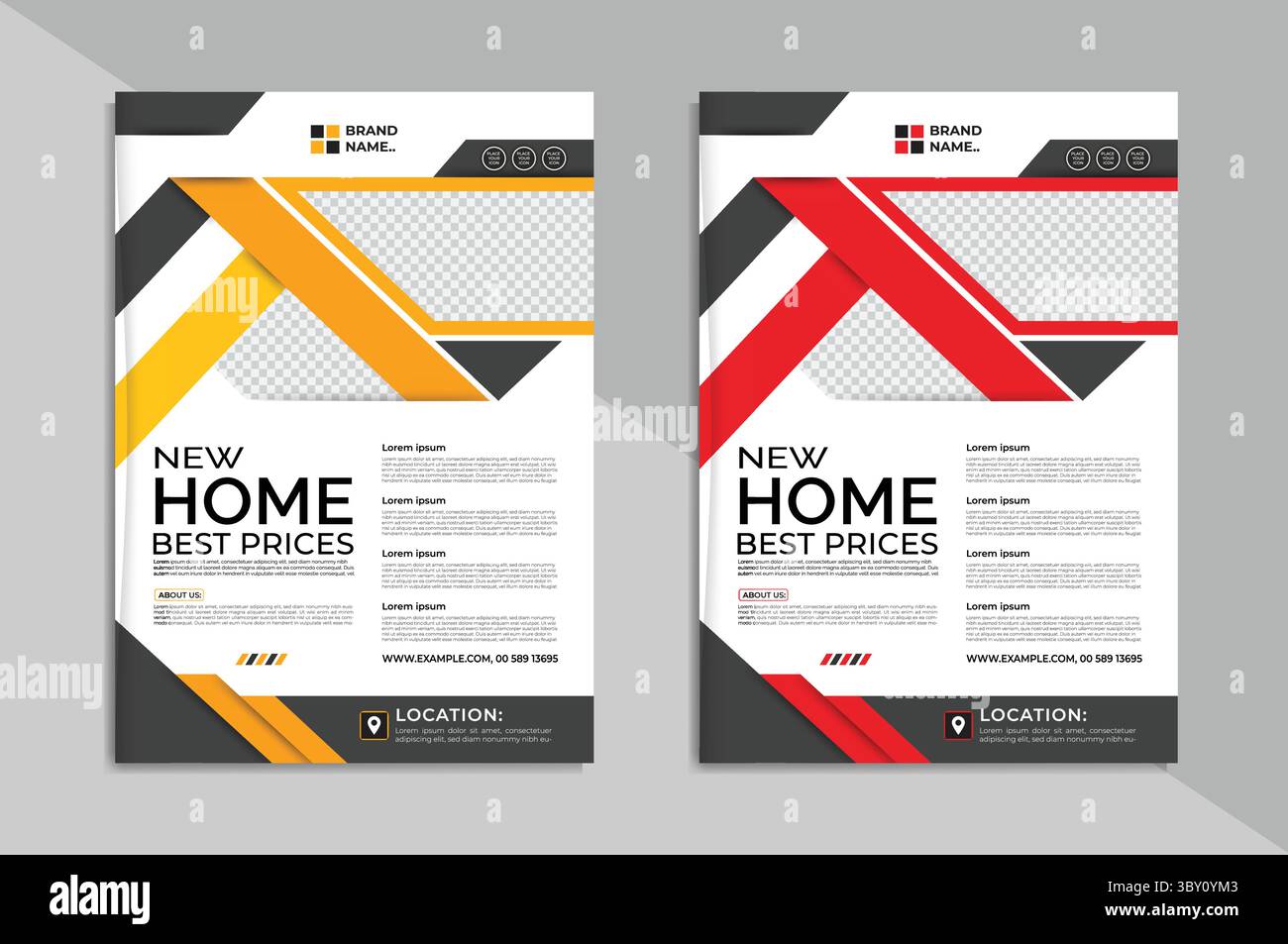 House rent flyer Stock Vector Images - Alamy