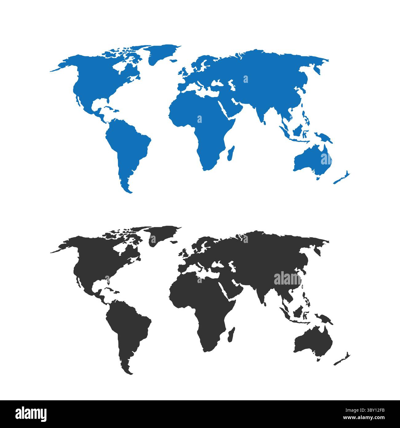 World Map Illustration drawing vector based on white background Vol 01 ...