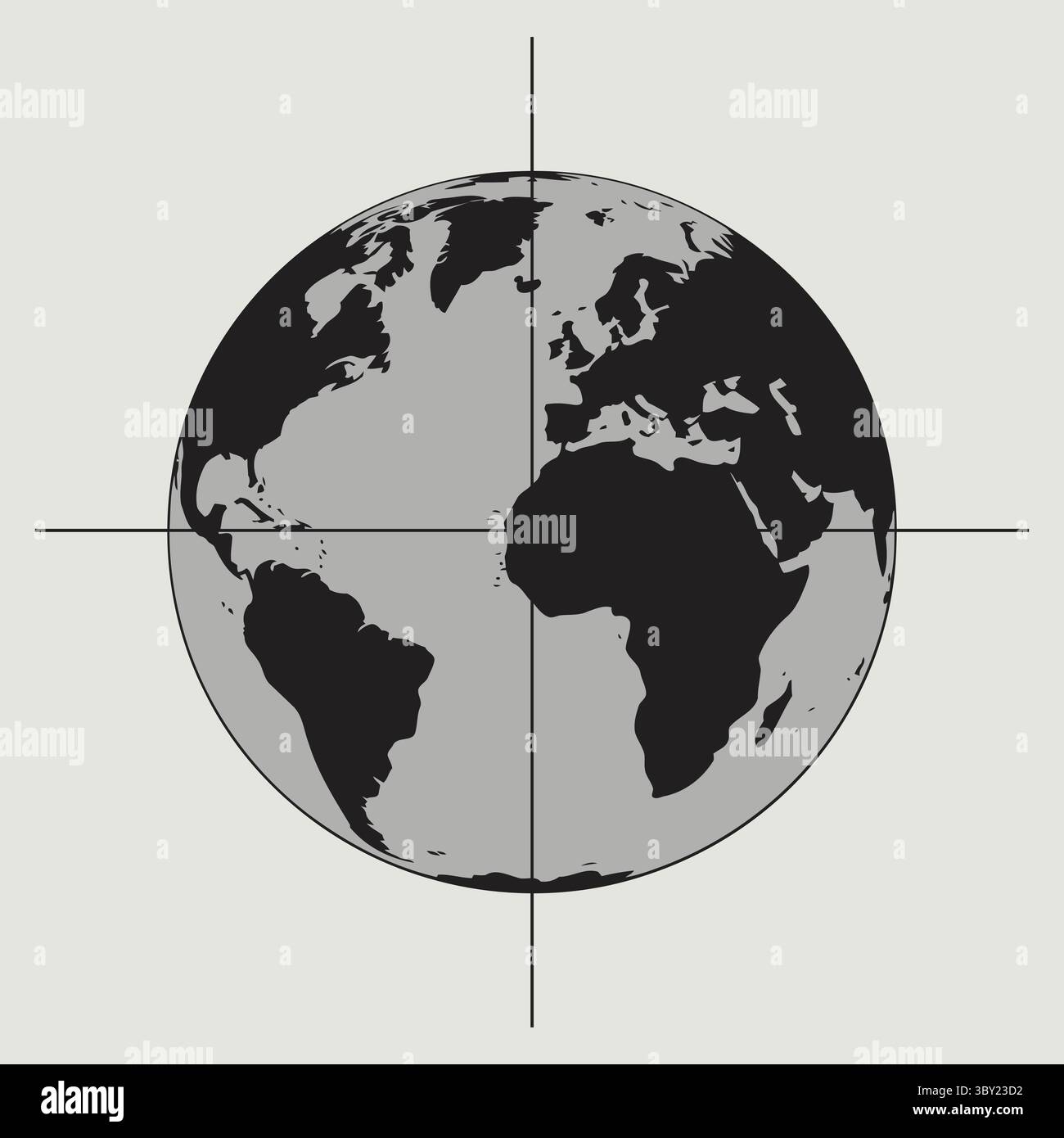 Globe with shapes Stock Vector Images - Alamy