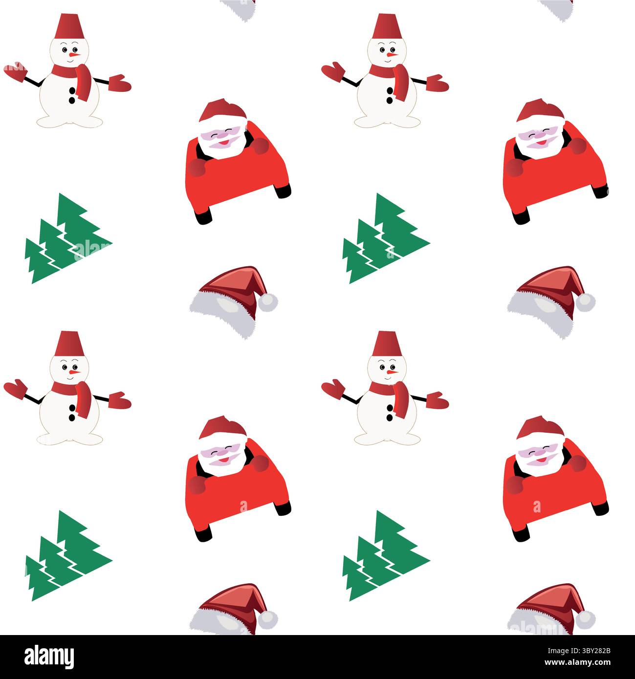 Seamless pattern cozy christmas Stock Vector Images - Alamy