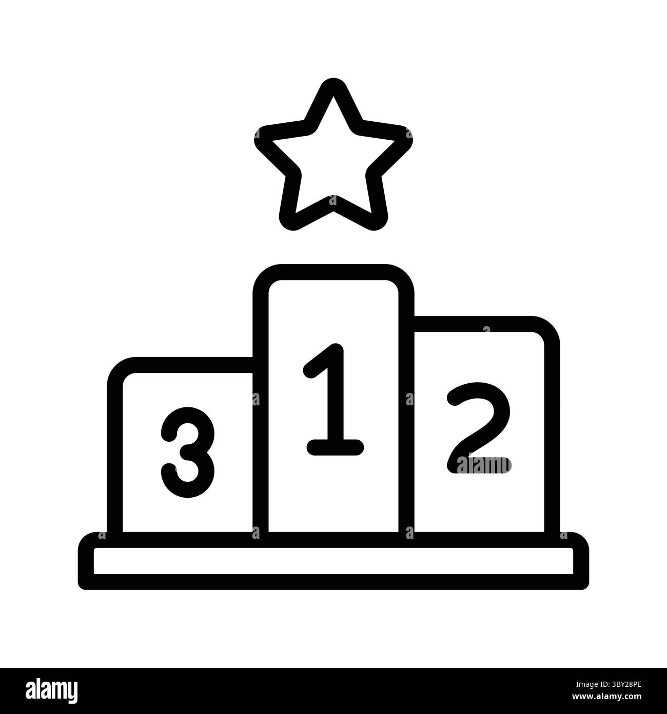 A well designed icon of ranking in editable style, easy to use vector ...