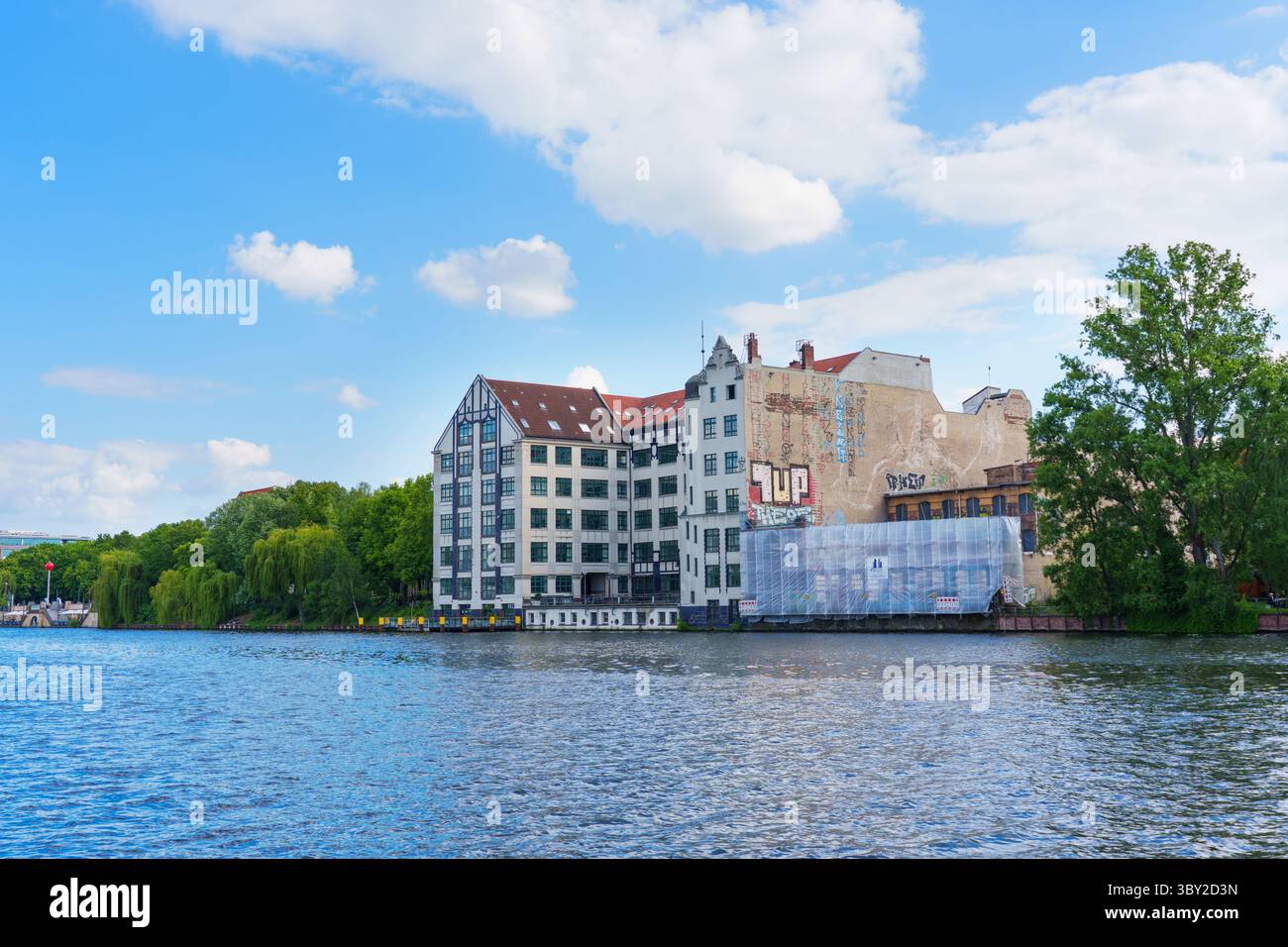 Berlin, Germany - May 30, 2025: Scenic view of the Spree River in ...
