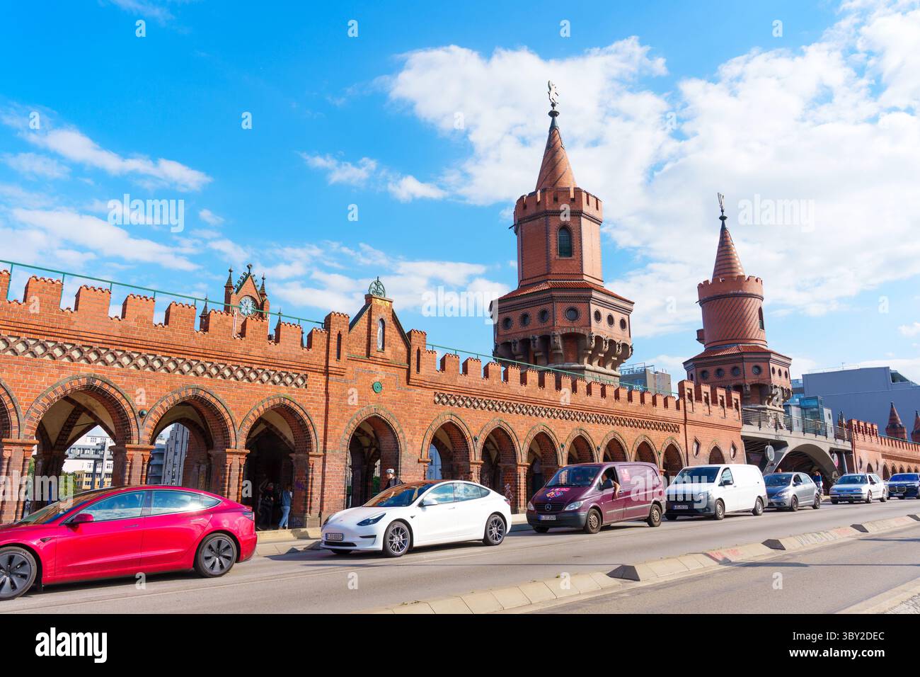 Berlin, Germany - May 30, 2025: Historic Oberbaum Bridge in Berlin ...