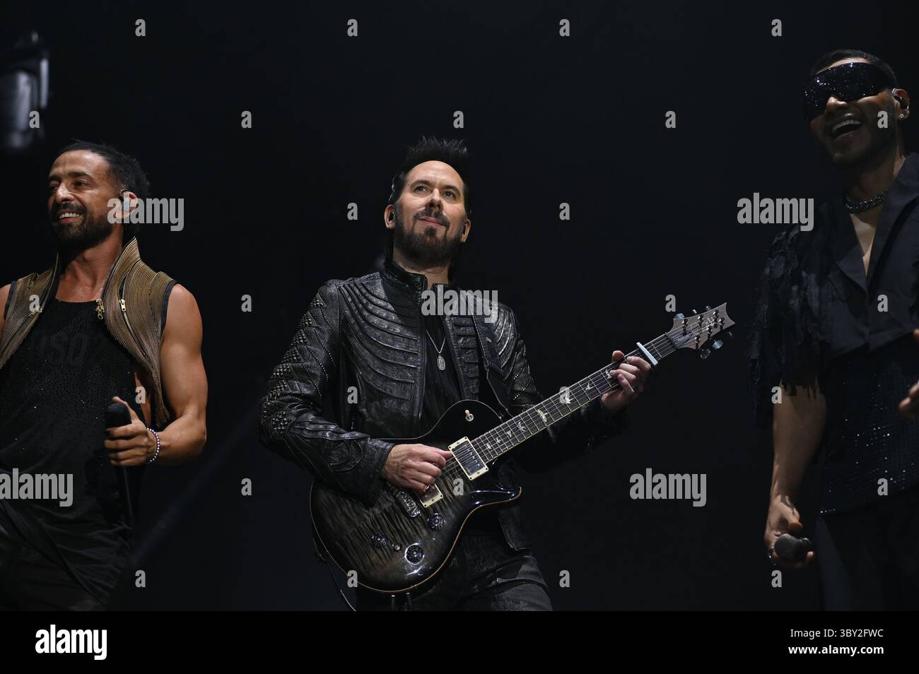 Pablo Hurtado of the band Camila performs during the concert at the ...