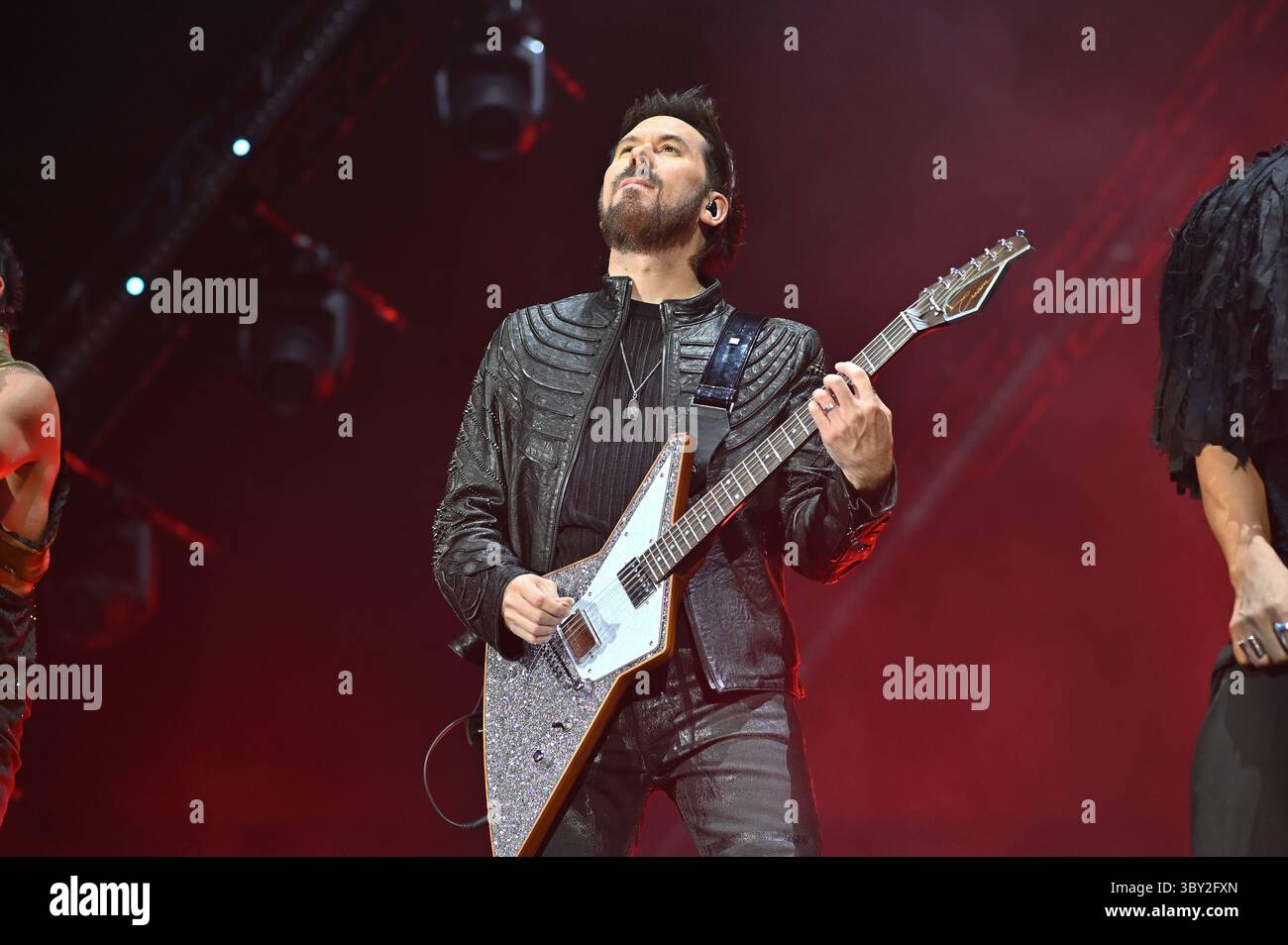 Pablo Hurtado of the band Camila performs during the concert at the ...