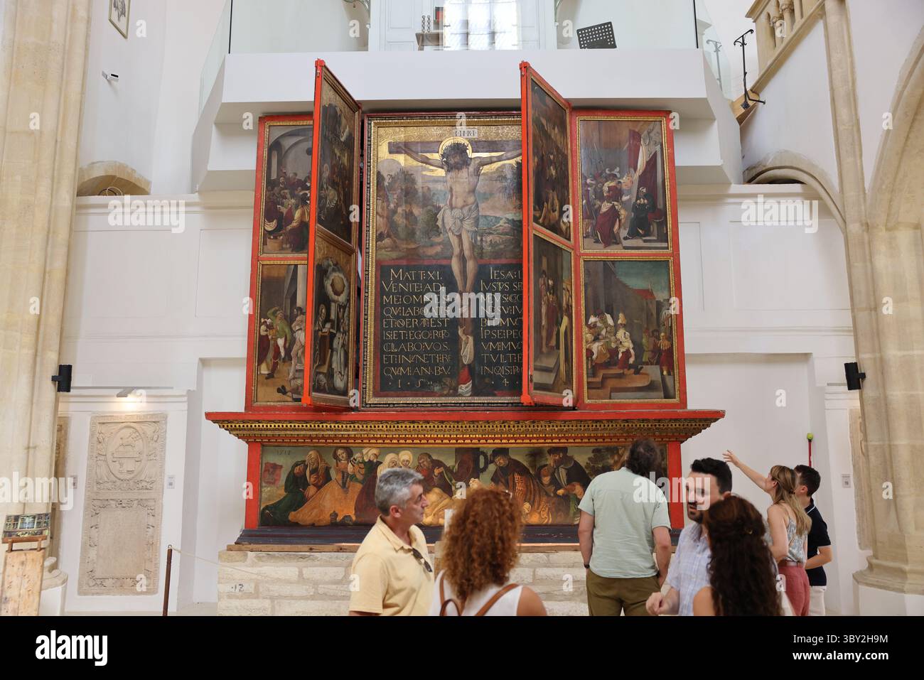 Pre-Reformation altarpiece, with wings, in the Lutheran Evangelical ...