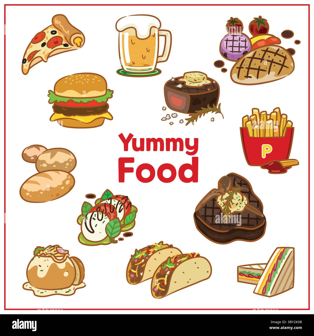 Delicious crispy burger bun Stock Vector Images - Alamy
