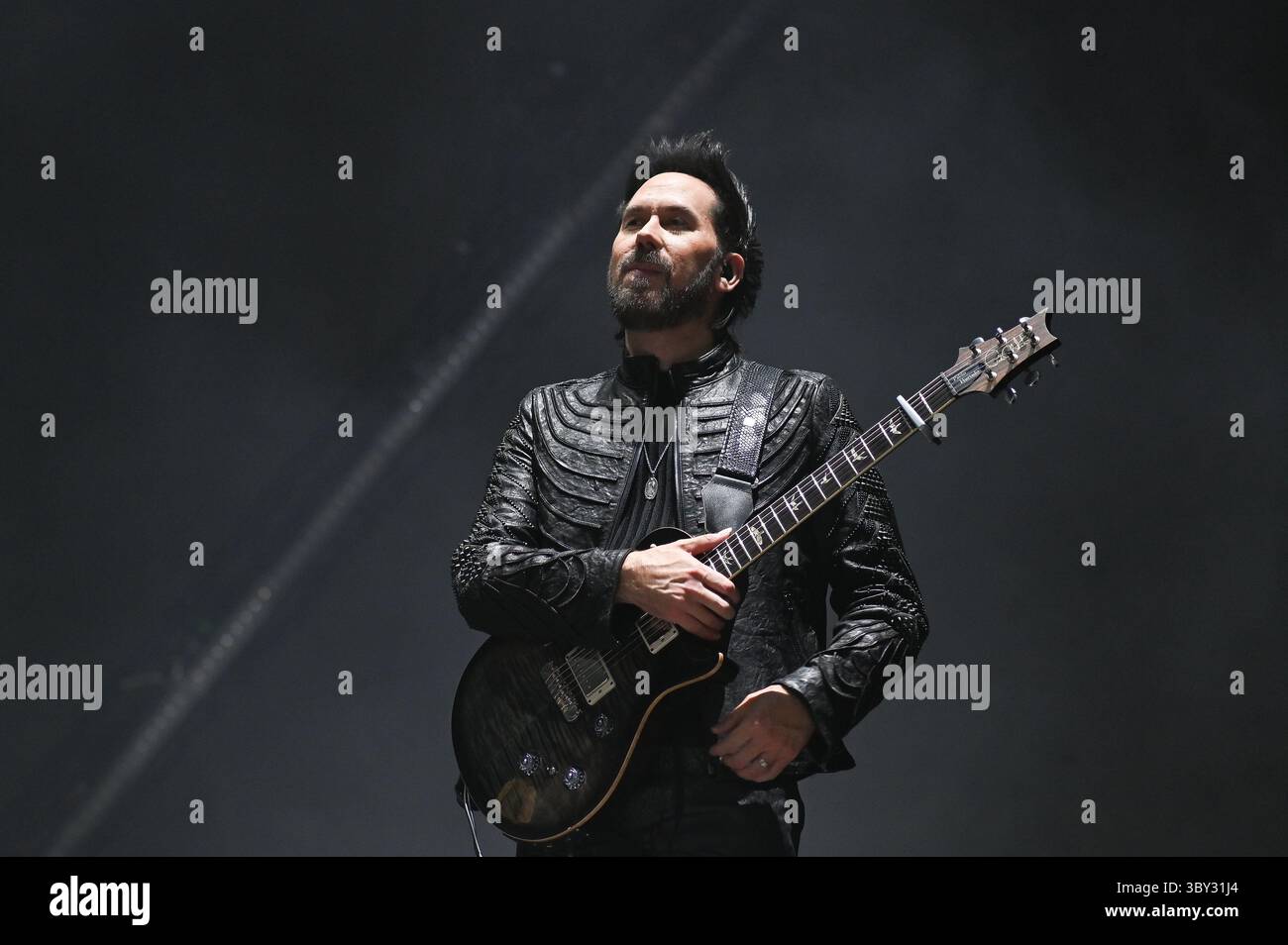 Madrid, Spain. 19th July, 2025. Pablo Hurtado of the band Camila ...