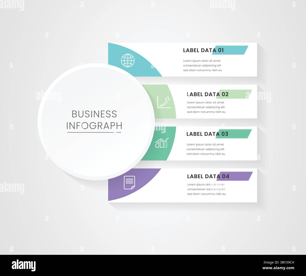 4 part circle hi-res stock photography and images - Alamy