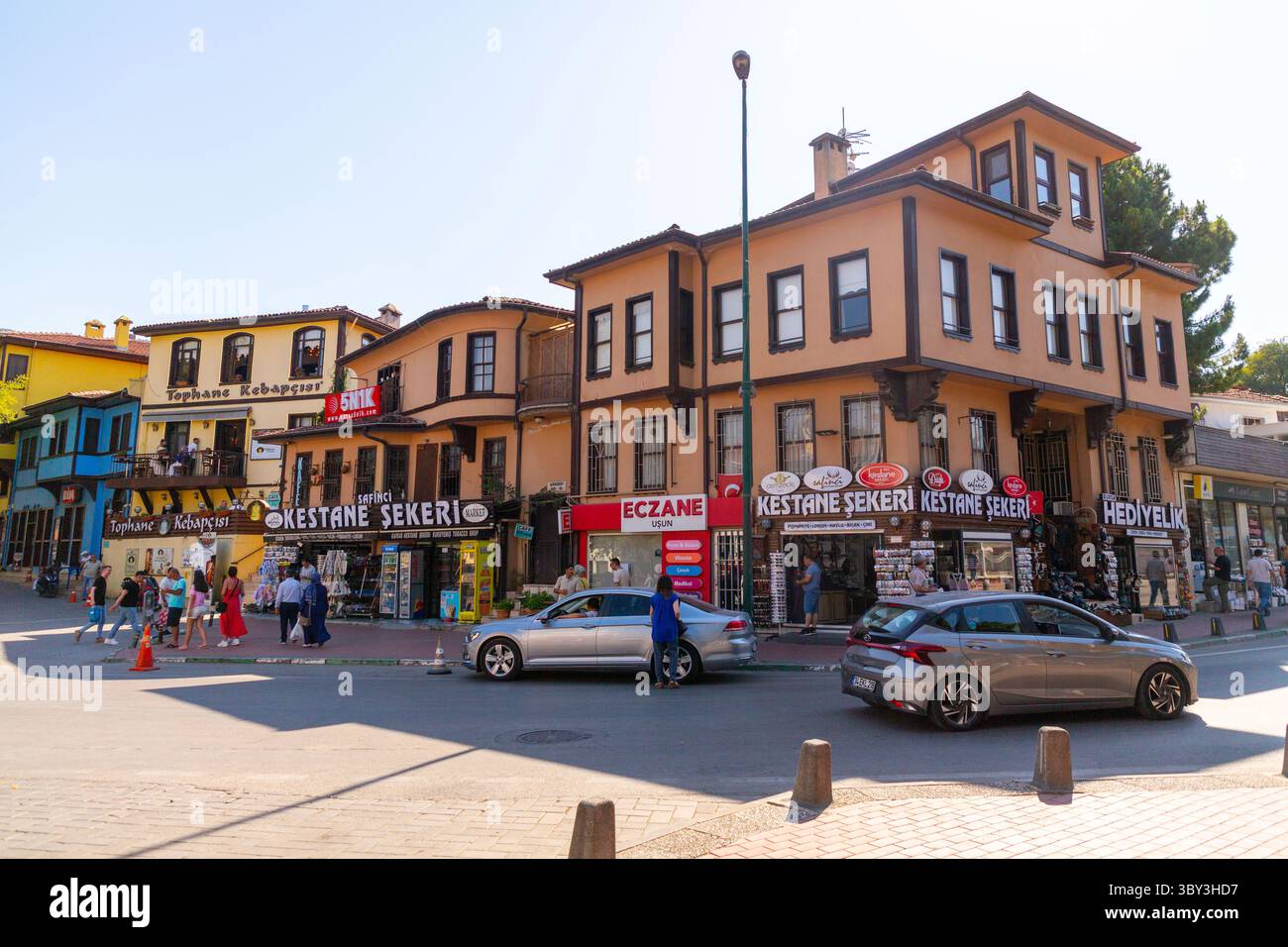 Bursa, Turkiye - 6 July 2025: Typical architecture and street view in ...