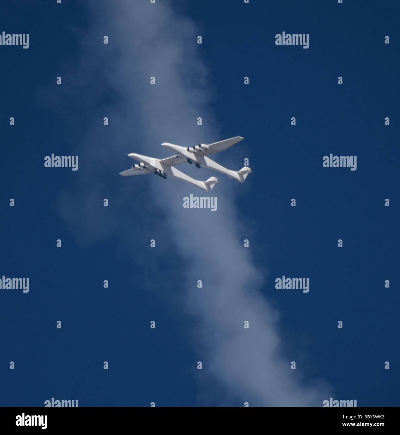 January 16, 2022, Mojave, California, USA: The biggest airplane in the ...