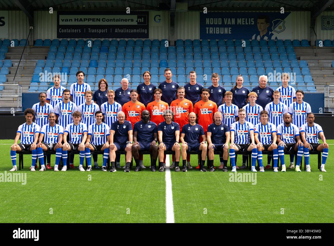 EINDHOVEN, NETHERLANDS - JULY 18: Teamphoto of FC Eindhoven with top ...