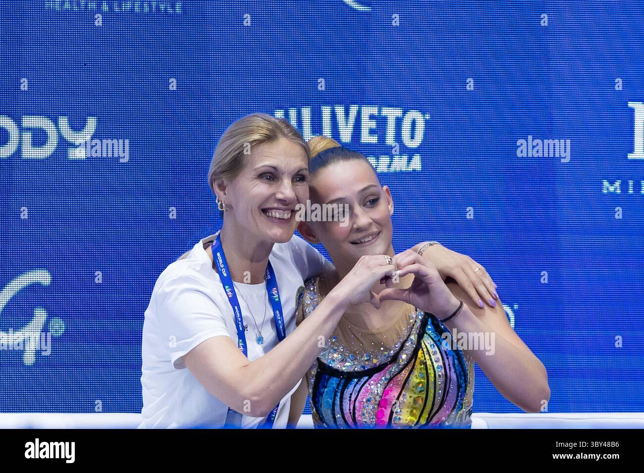 DRAGAS Tara (Ita) during FIG Rhythmic Gymnastics World Cup, at Unipol ...