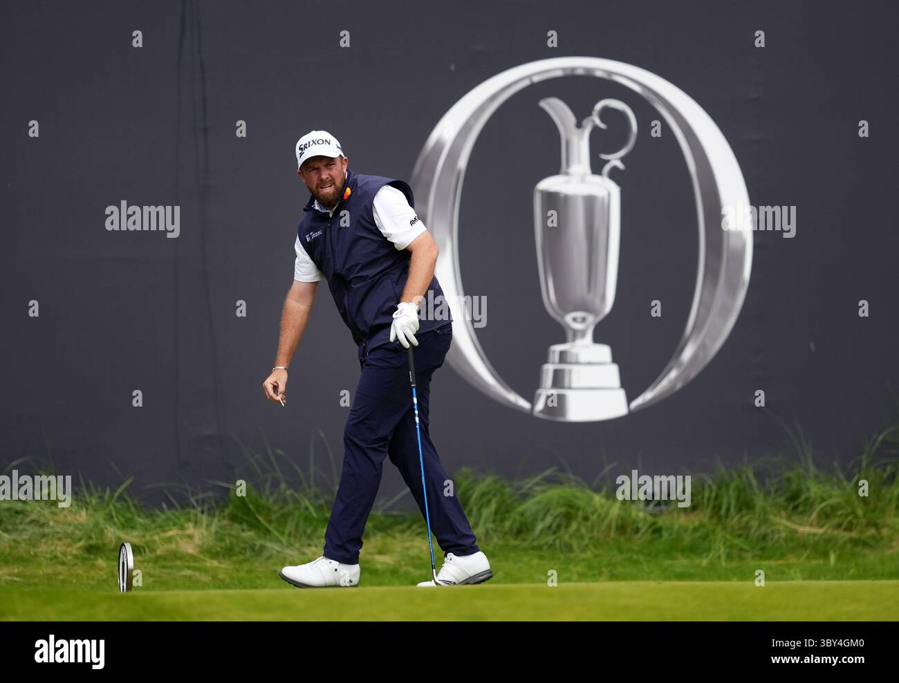 Ireland's Shane Lowry on the 1st during day three of The 153rd Open ...
