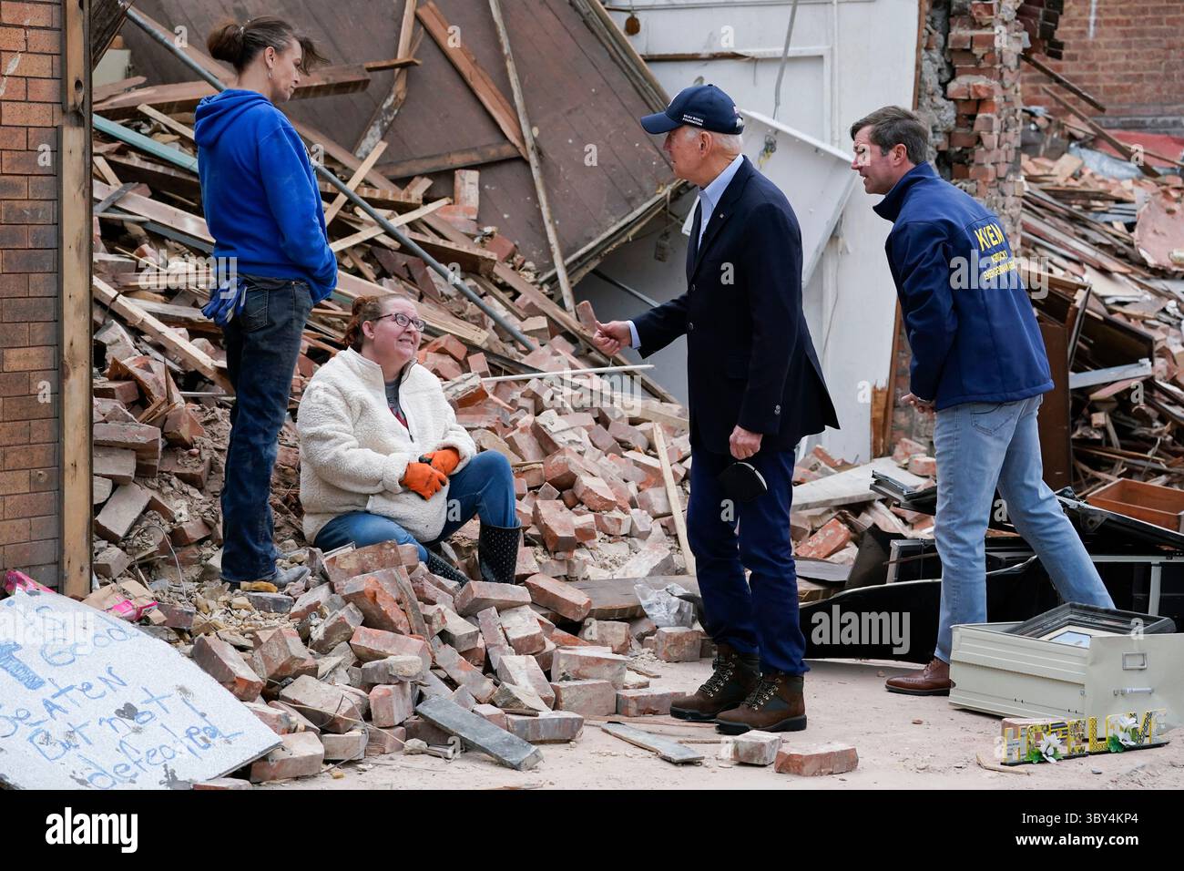 FILE - President Joe Biden, center right, and Kentucky Gov. Andy ...