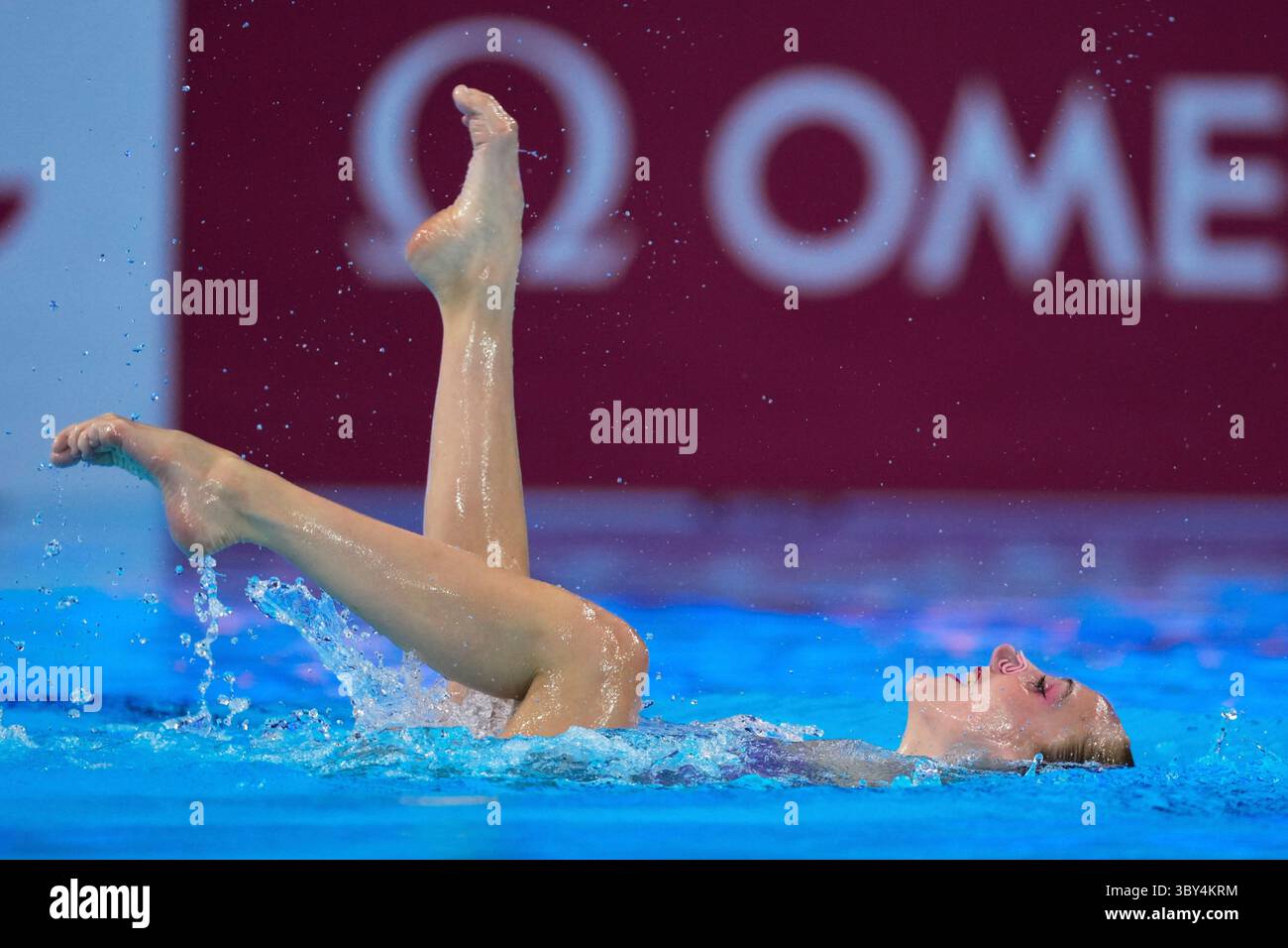 Marloes Steenbeek of Netherlands competes during the women's solo ...