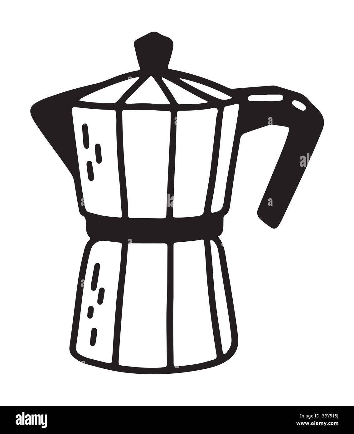 Hand drawn coffee art. Line art. Crayon drawing style. Design for cards ...