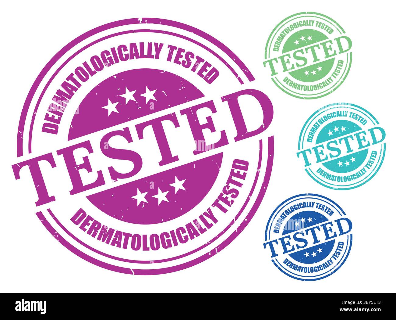 Clinically tested approval stamp hi-res stock photography and images ...