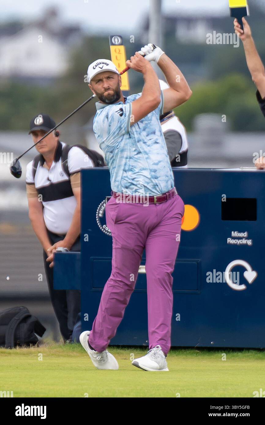 Portrush, Ireland. 19th July 2025. John Rahm during the third round of ...