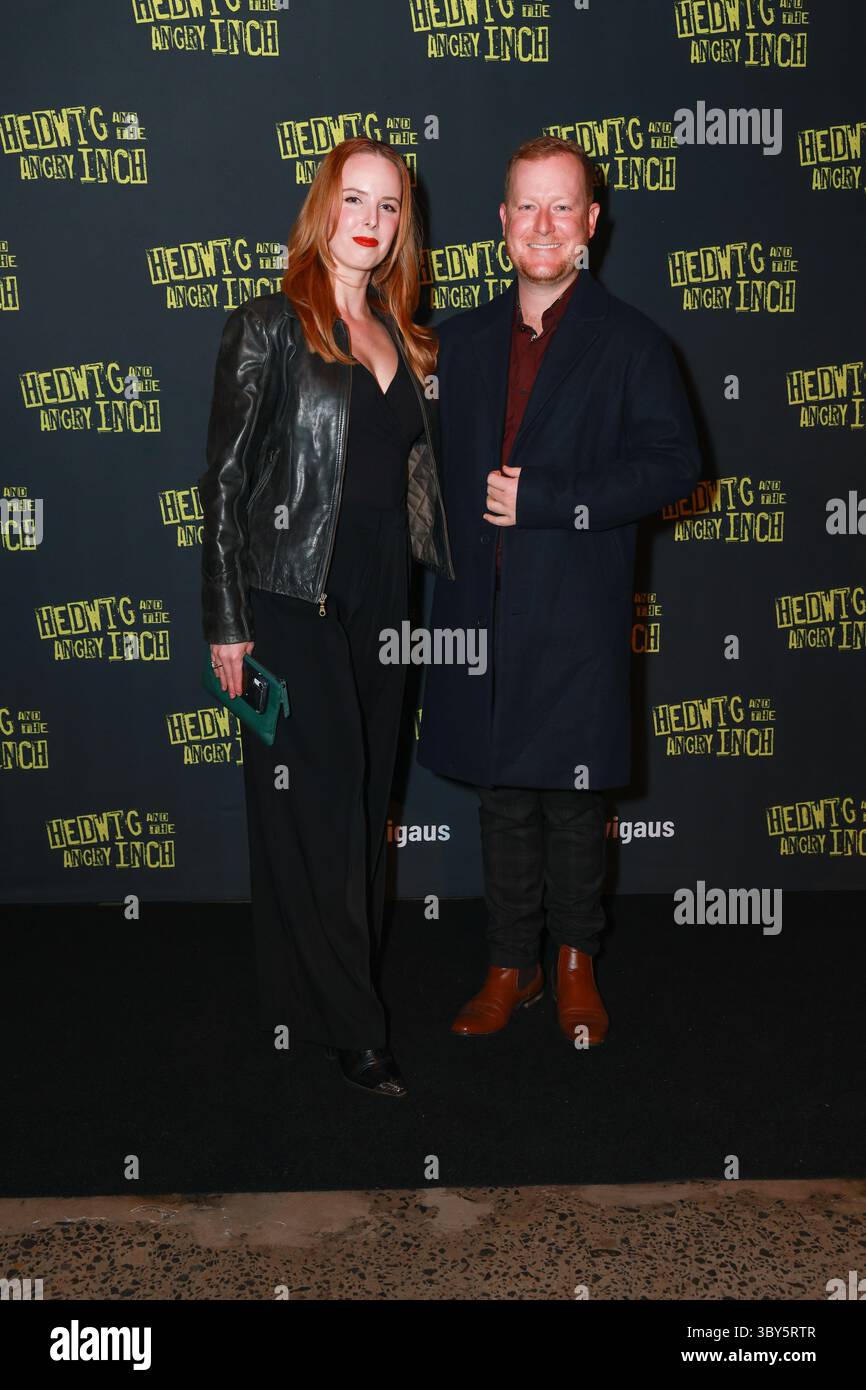 RACHEL BAKER, JUSTIN CLARKE arrive at the Opening Night of Hedwig and ...