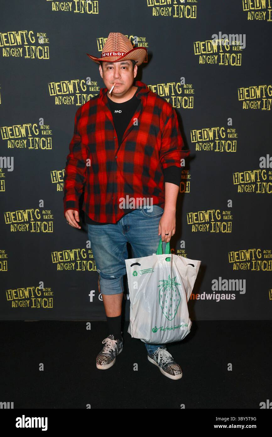 RAPHAEL RUIZ arrive at the Opening Night of Hedwig and the Angry Inch ...