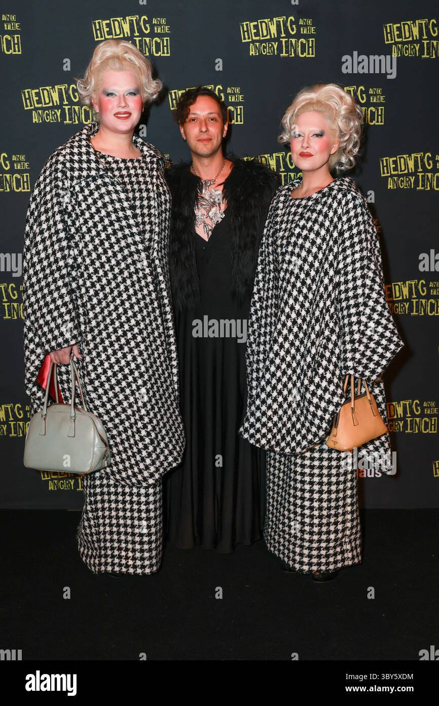 KATIE-LOUISE, DINO DIMITRIADIS, LILIAN NICOL-FORD arrive at the Opening ...