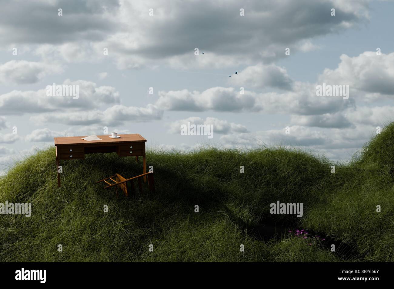 Fallen chair hi-res stock photography and images - Alamy