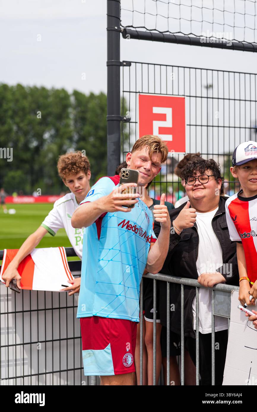 Rotterdam - Jan Plug of Feyenoord during a friendly match in ...