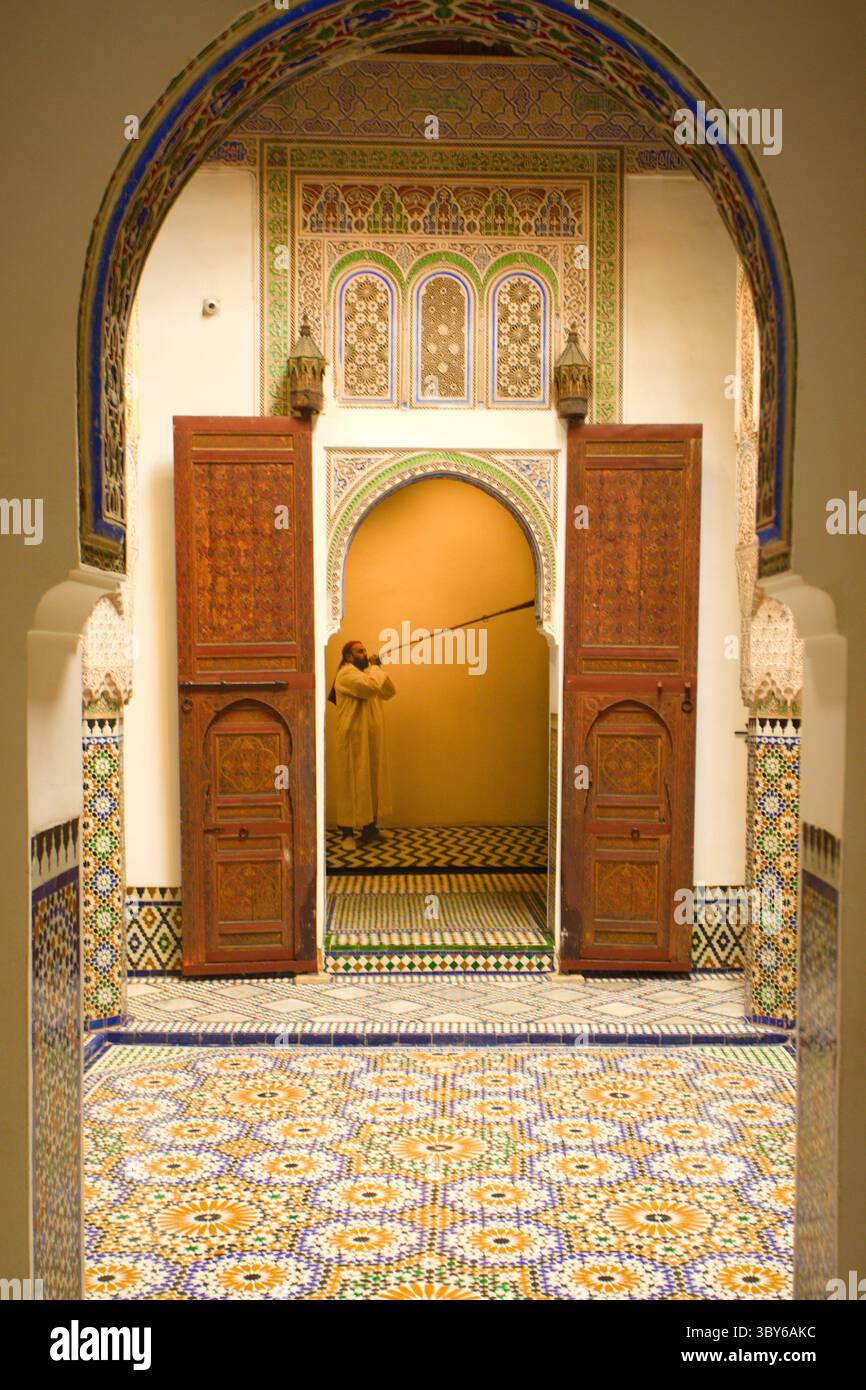 Morocco, Meknès, Dar Jamal, palace, museum Stock Photo - Alamy
