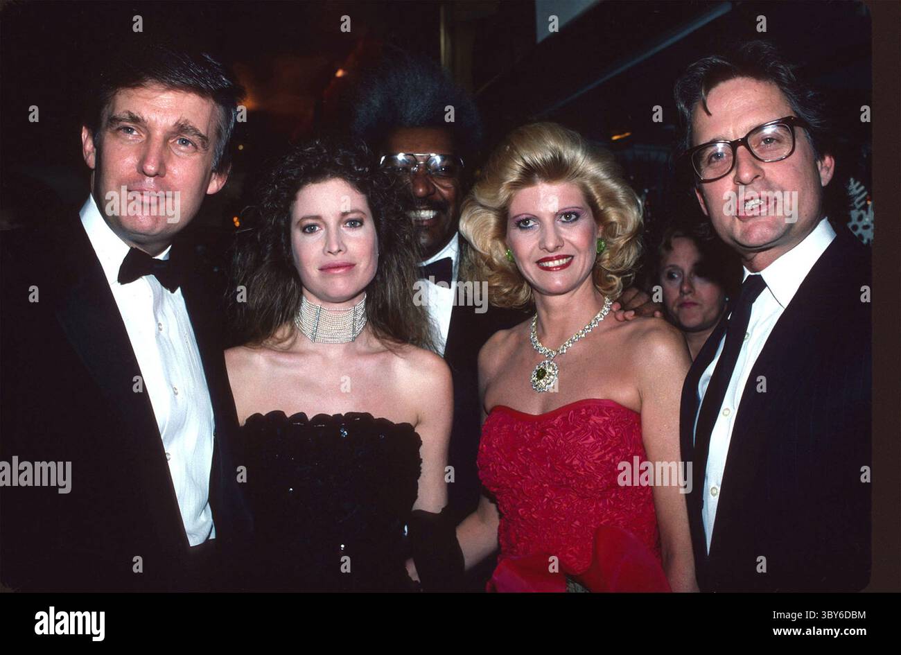 Donald trump and michael douglas hi-res stock photography and images ...