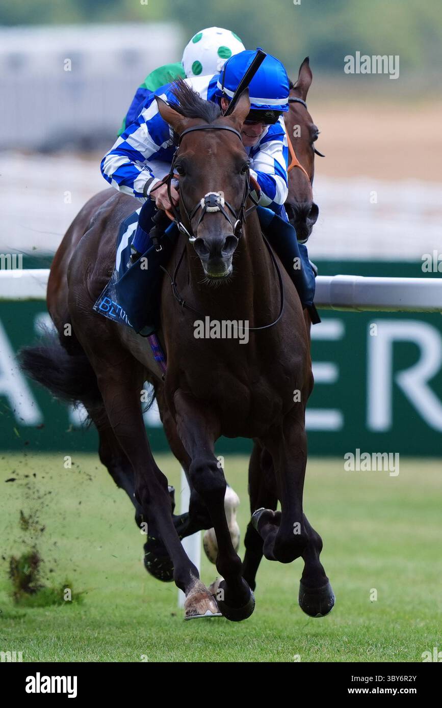 Royal Dubai ridden by jockey Callum Rodriguez on the way to winning the ...