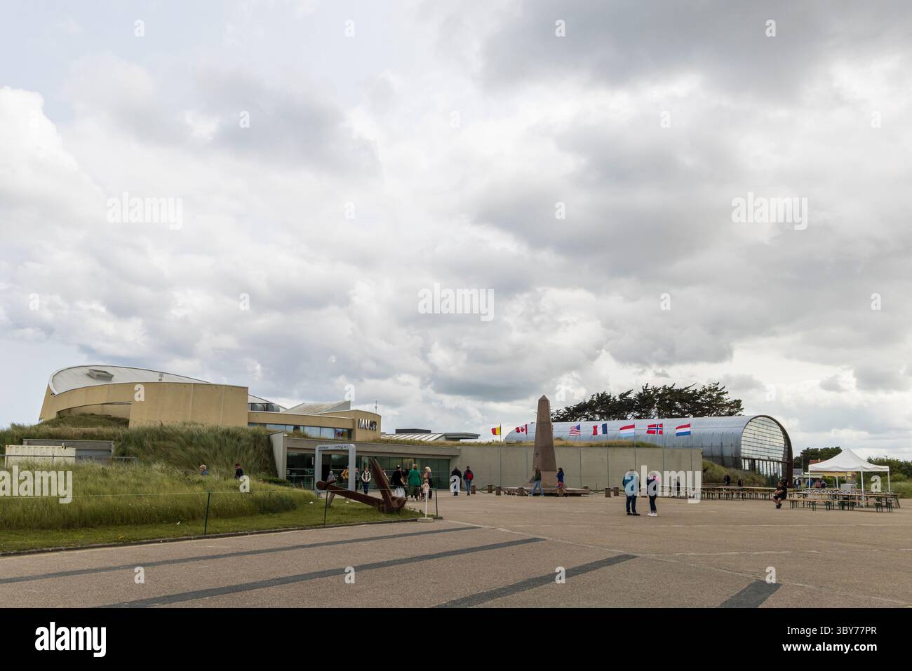 Utah beach, France - June 8,.2025 : Scenic view of Utah beach Museum ...