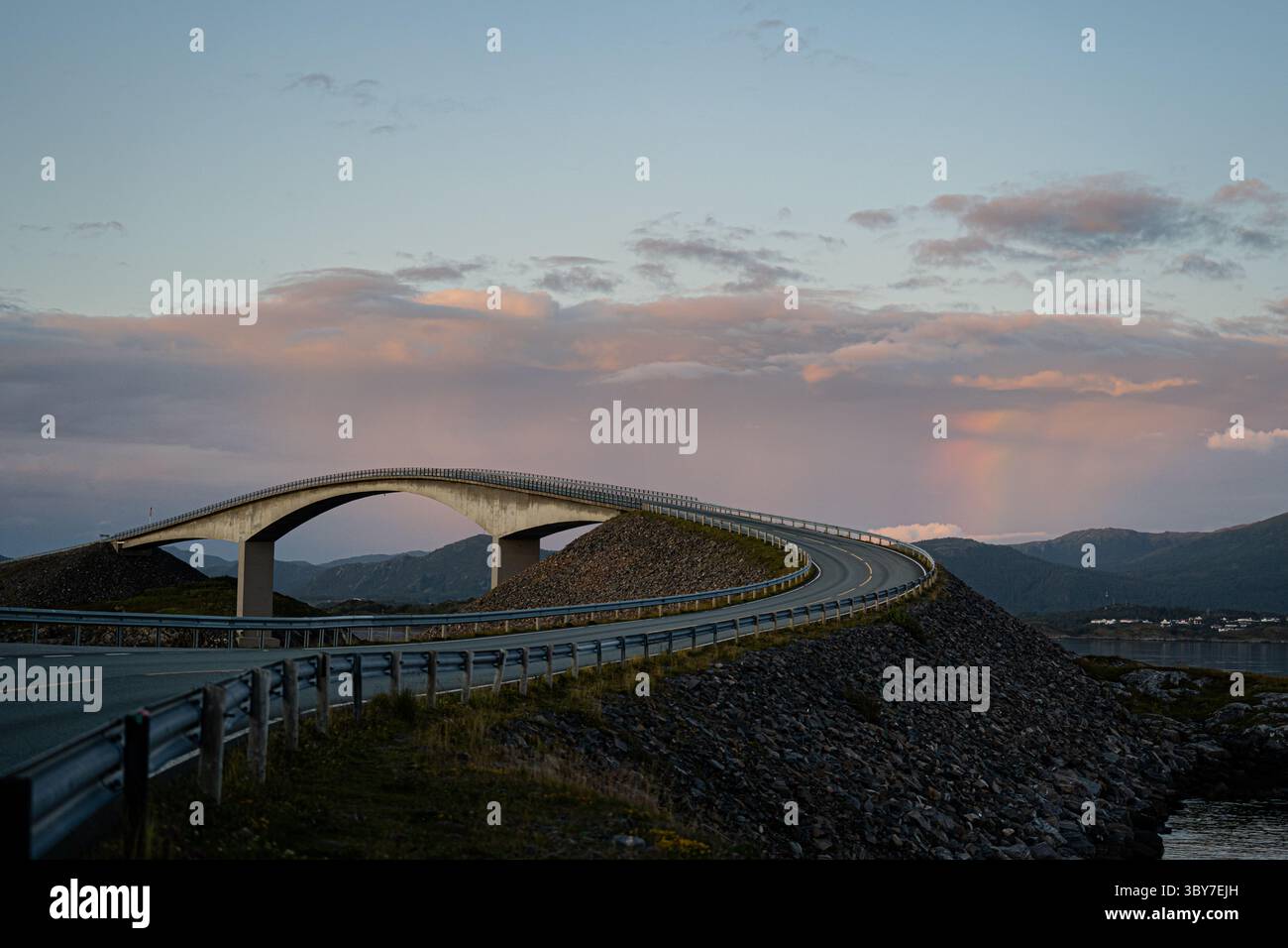 Remarkable bridge of the Atlantic Ocean Road - one of Norway's most ...