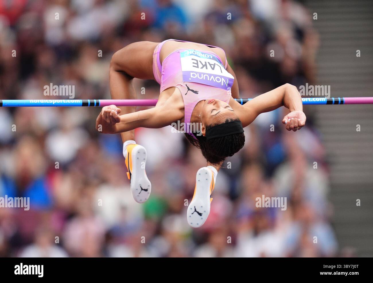 Great Britain's Morgan Lake during the Women's High Jump during the ...