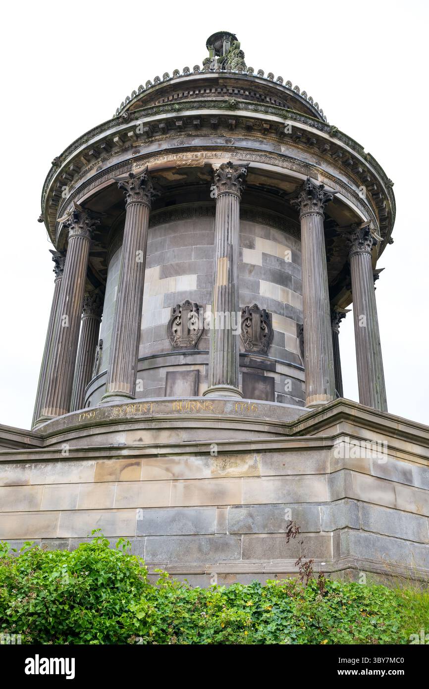 Burns Monument, Regent Road, Edinburgh Stock Photo - Alamy