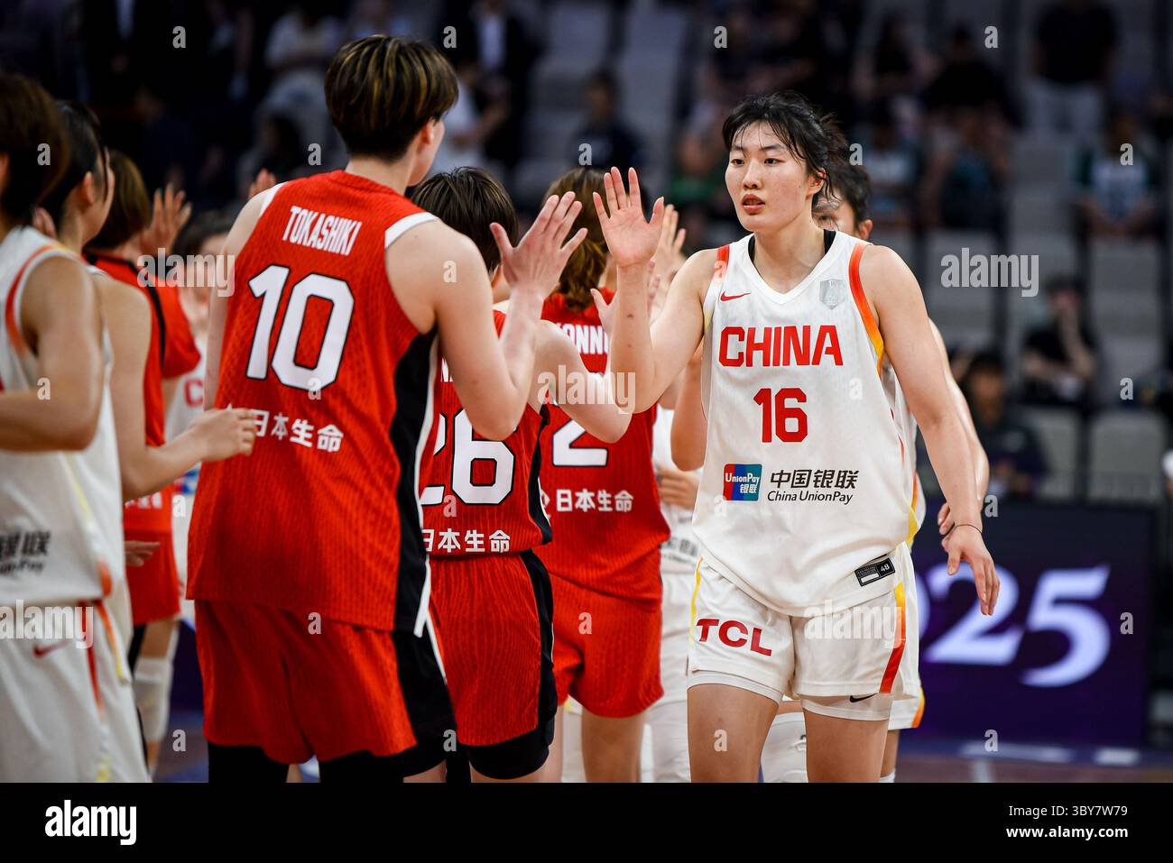 Shenzhen, China PR. 19 July, 2025. Luo Xinyu #16 of China during the ...