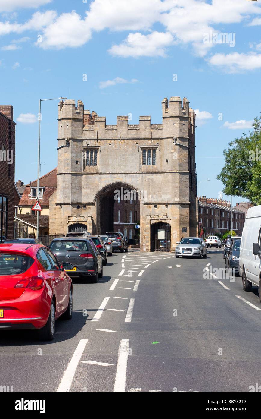 South Gate Entrance to King's Lynn town centre Stock Photo - Alamy