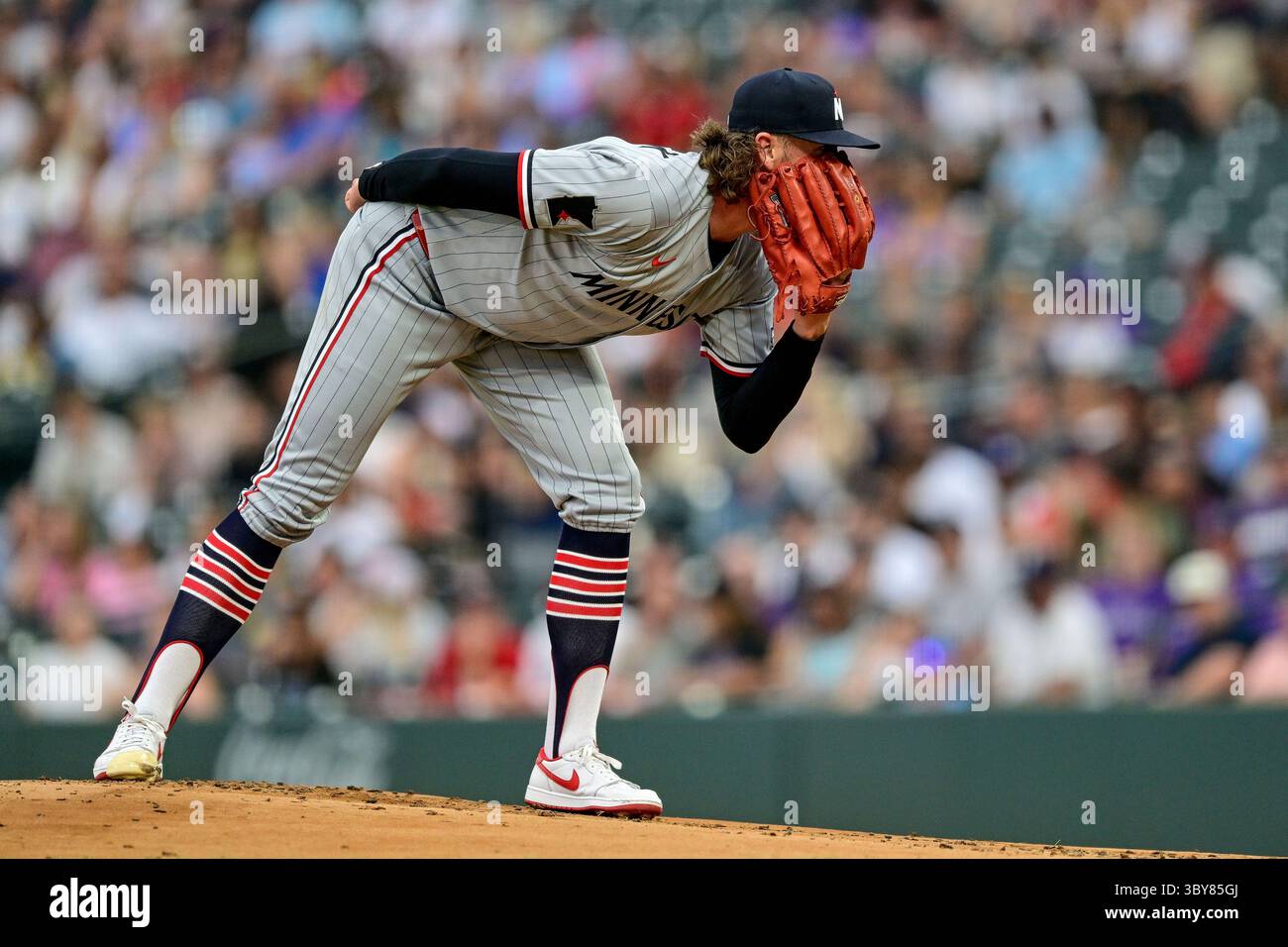 DENVER, CO - JULY 18: Minnesota Twins pitcher Chris Paddack (20 ...