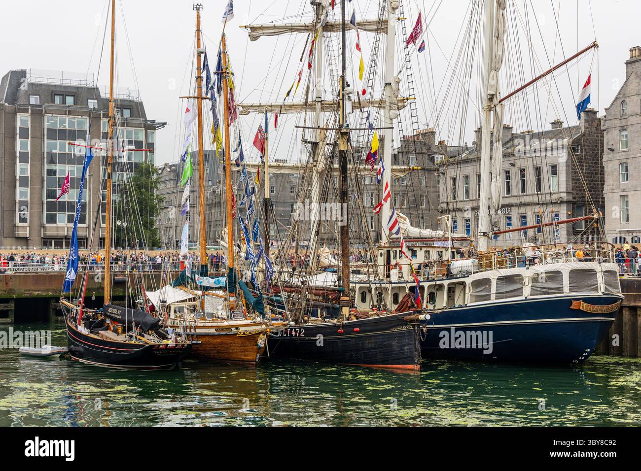Aberdeen, UK, 19 July 2025, Tall Ships Races 2025.Some of the smaller ...