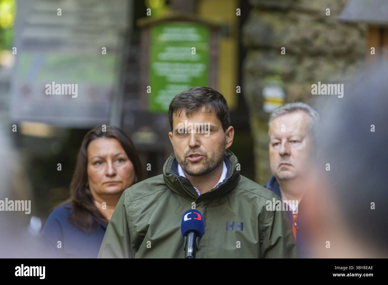 After the forest fires three years ago in Saxon-Bohemian Switzerland ...