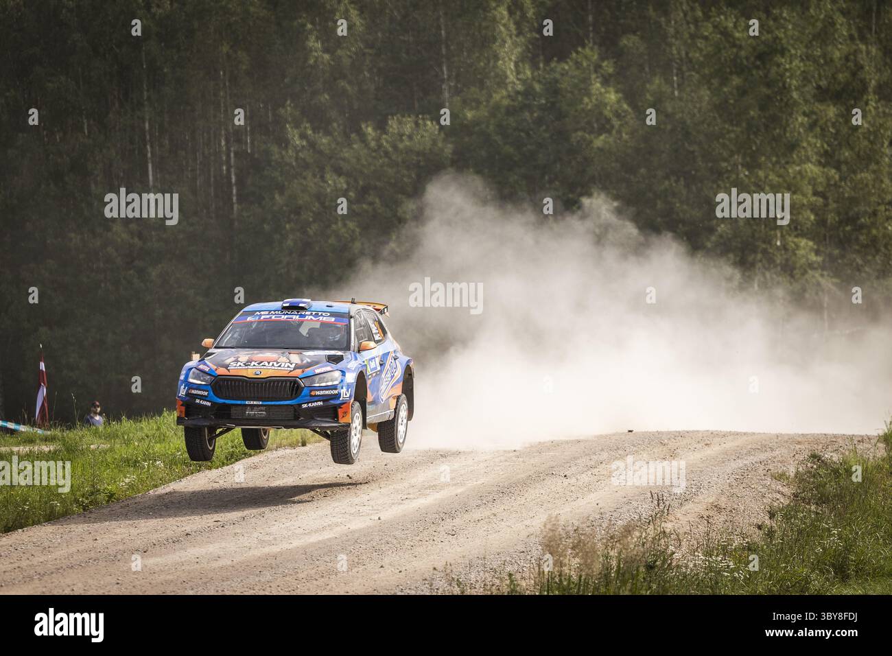 24 Lauri JOONA, Samu VAALERI, Skoda Fabia RS Rally2, action during the ...