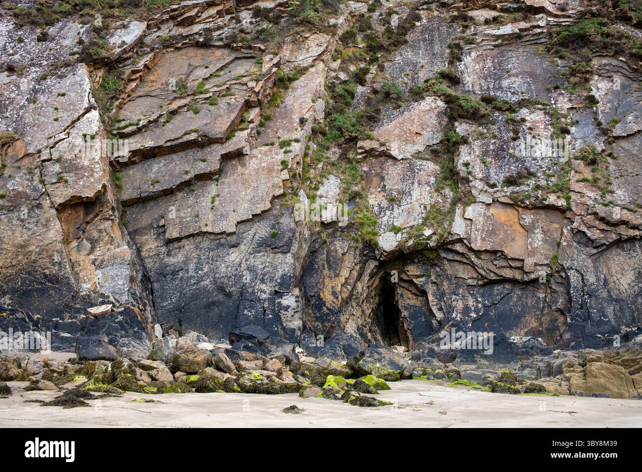 Rock Pools and Caves at Settlands Little Haven in Pembrokeshire West ...