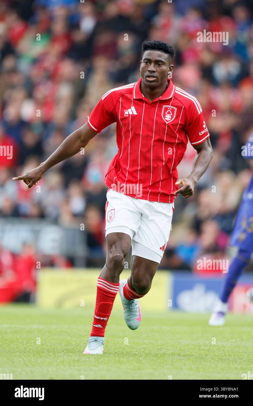 Nottingham Forest's Taiwo Awonyi during the pre-season friendly match ...