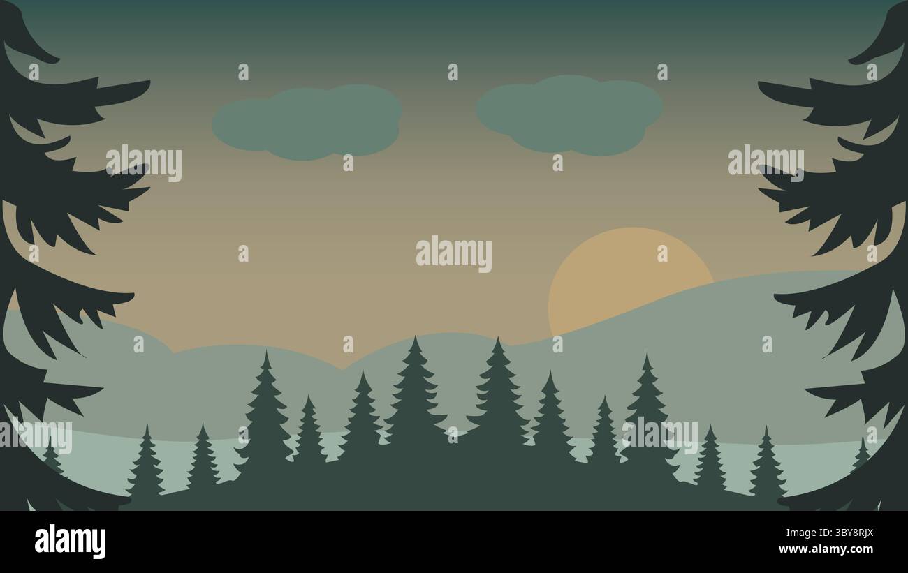 Wildforest Stock Vector Images - Alamy