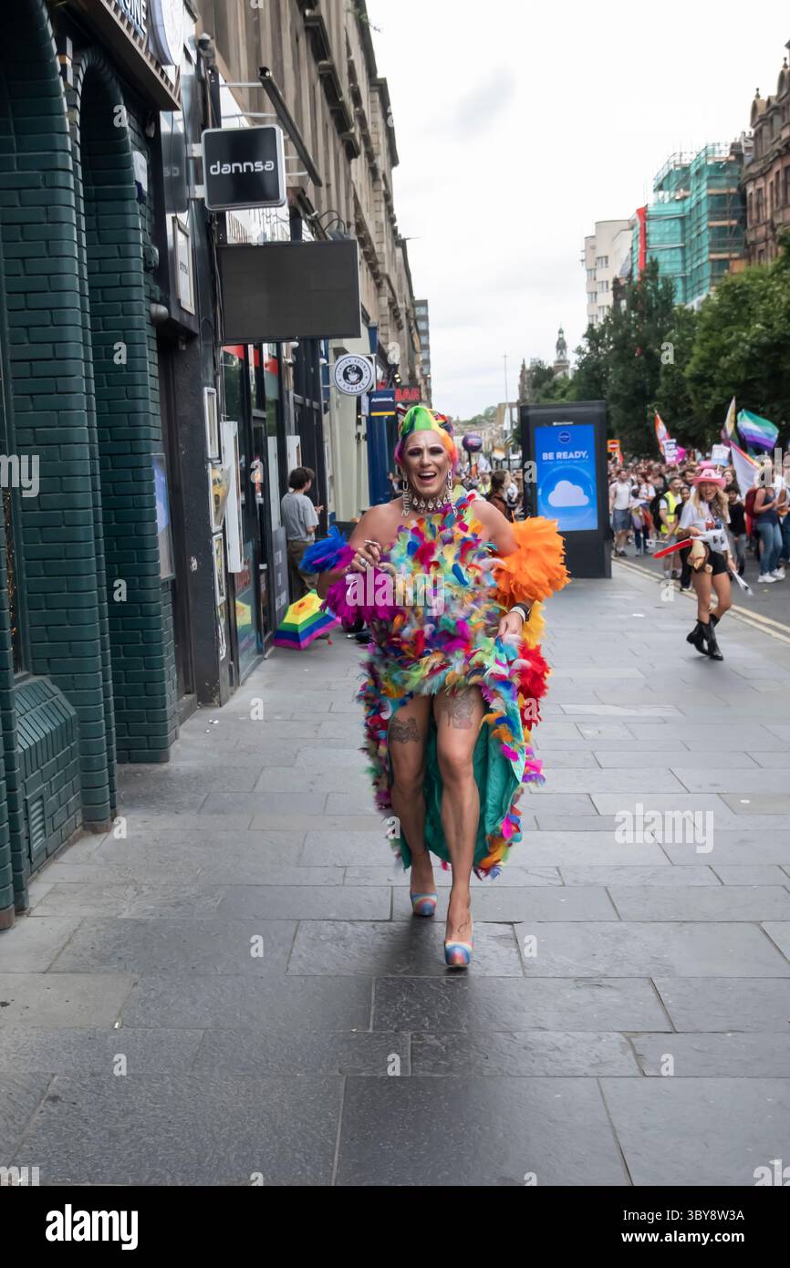 Glasgow, Scotland, UK. 19th July, 2025. Glasgow Pride is a celebration ...