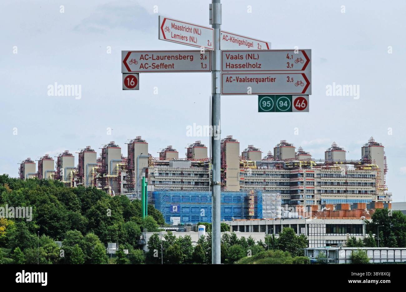 Uniklinik, Radroutensystem Aachen, 18.07.2025: Uniklinik RWTH in ...