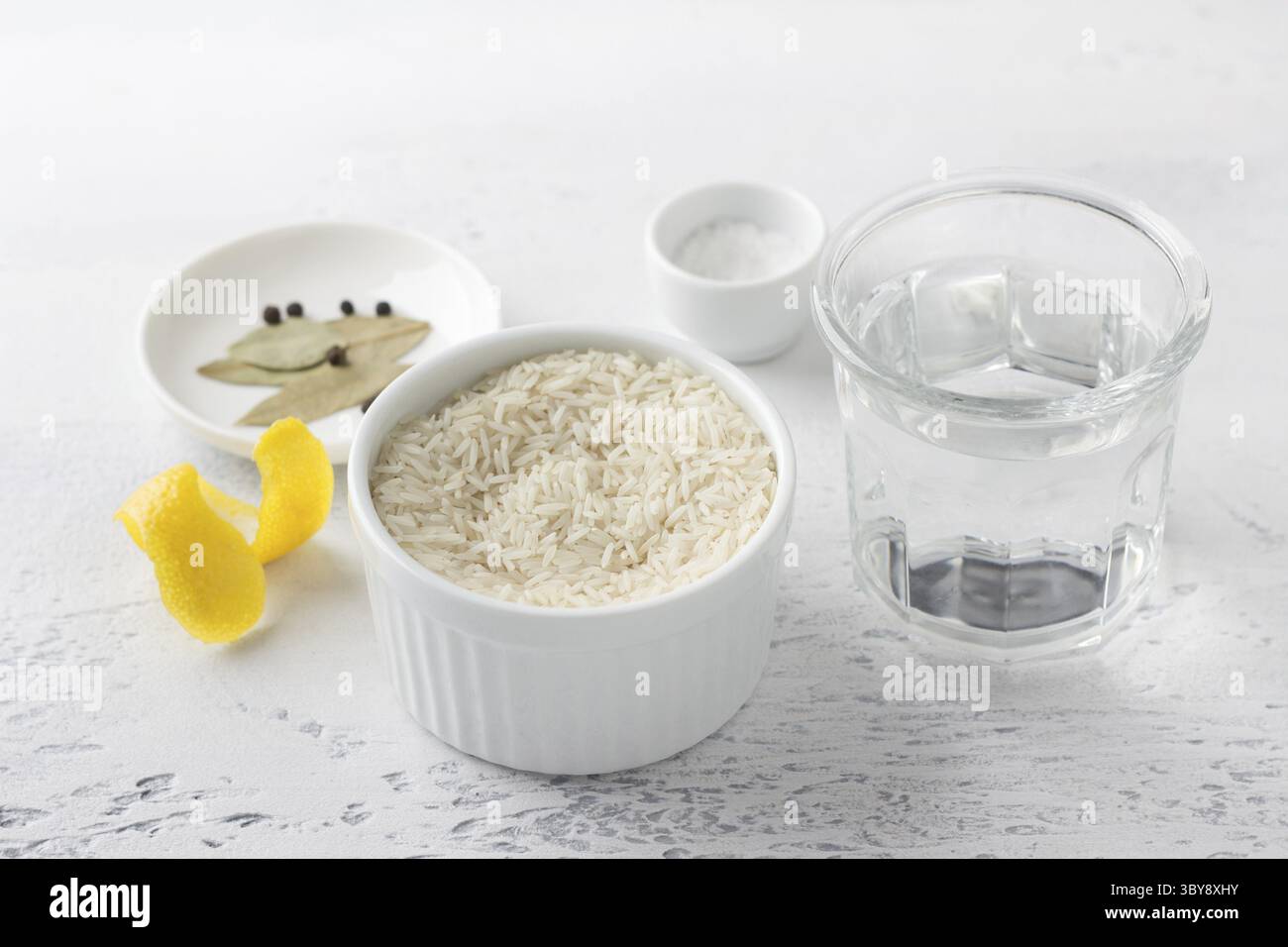 Food, Ingredients: long grain rice, water, salt, spices for making ...