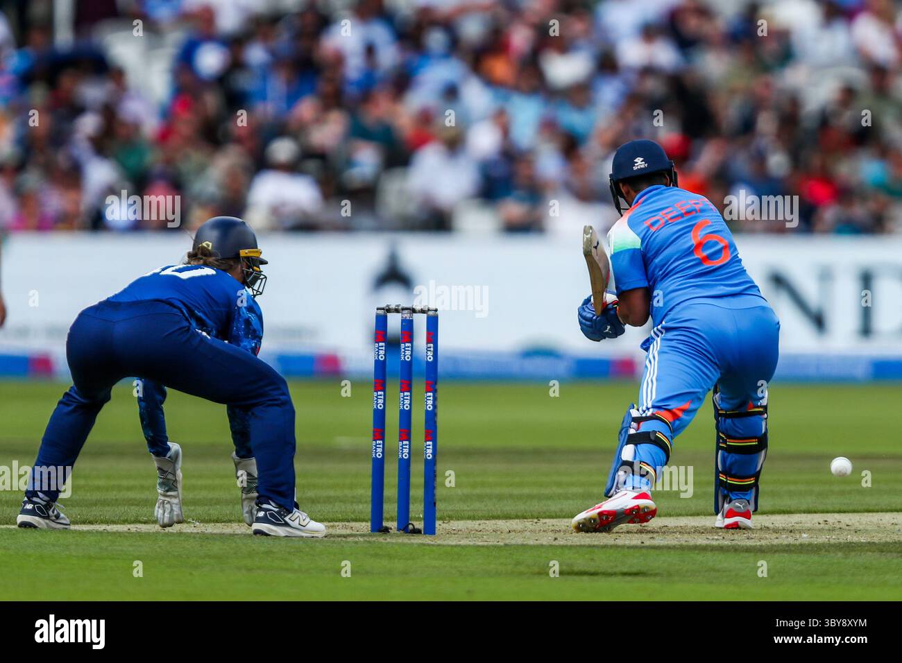 London, United Kingdom. 19th July, 2025. Deepti Sharma of India bats ...