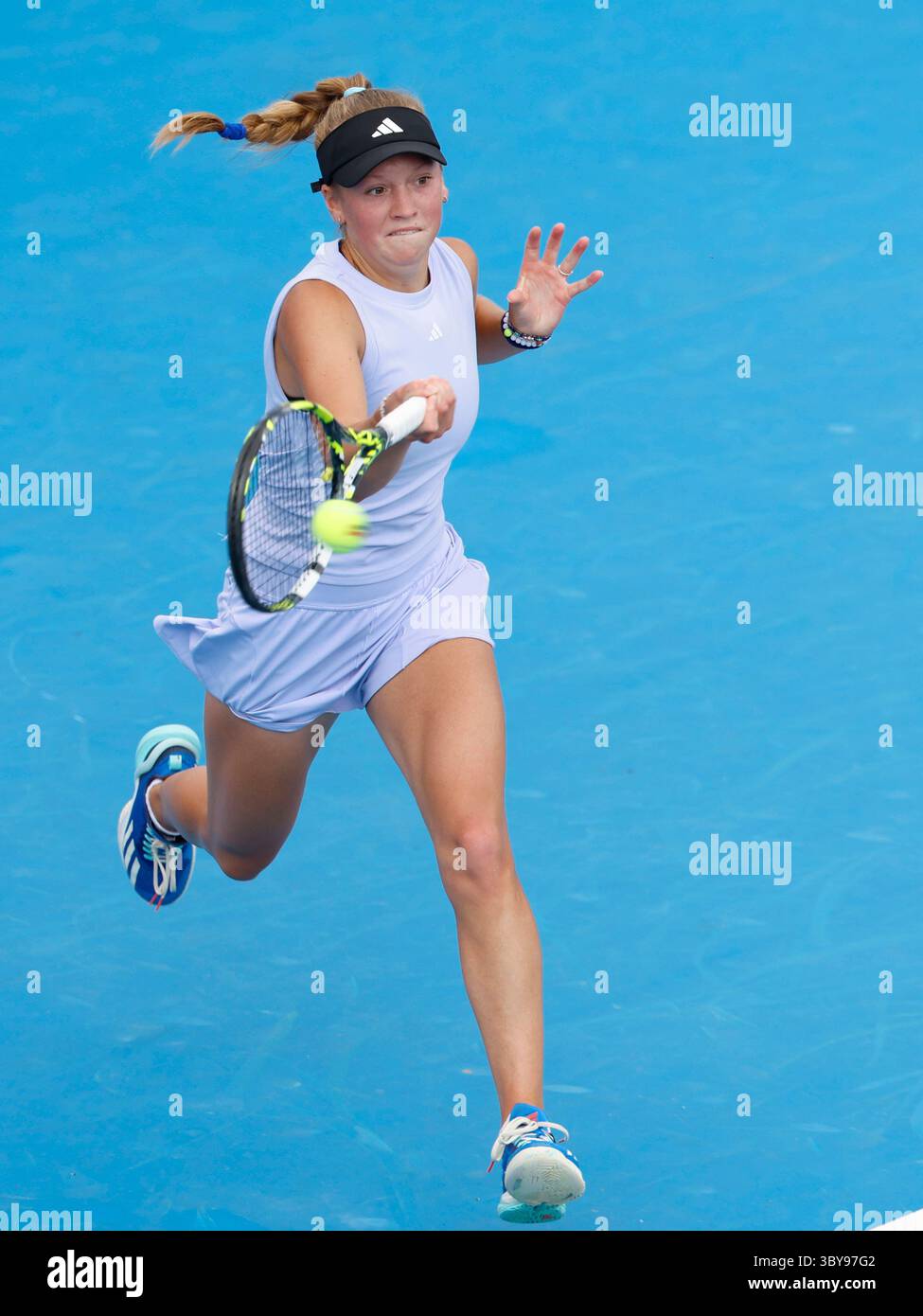 Czech tennis player Alena Kovackova at the WTA Livesport Prague Open ...
