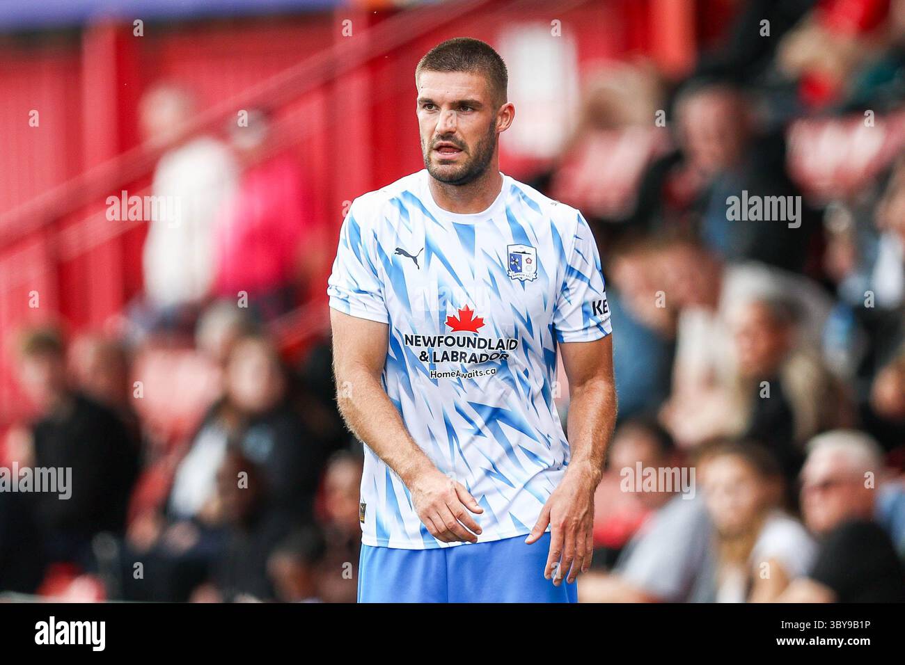 Tamworth on Saturday 19th July 2025. #18, Innes Cameron of Barrow AFC ...